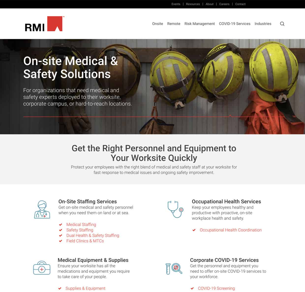 Remote Medical International Website - Clarity Quest